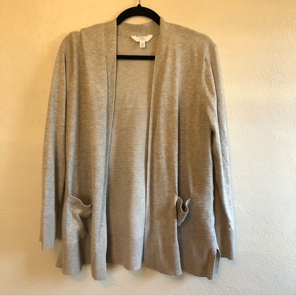 Time and Tru | Sweaters | Grey Openfront Cardigan | Poshmark